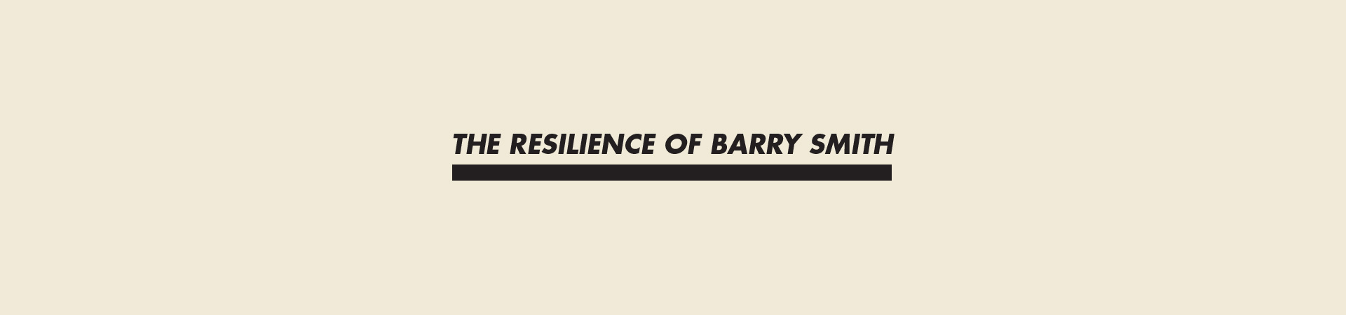 Resilience of Barry Smith | Royal Enfield